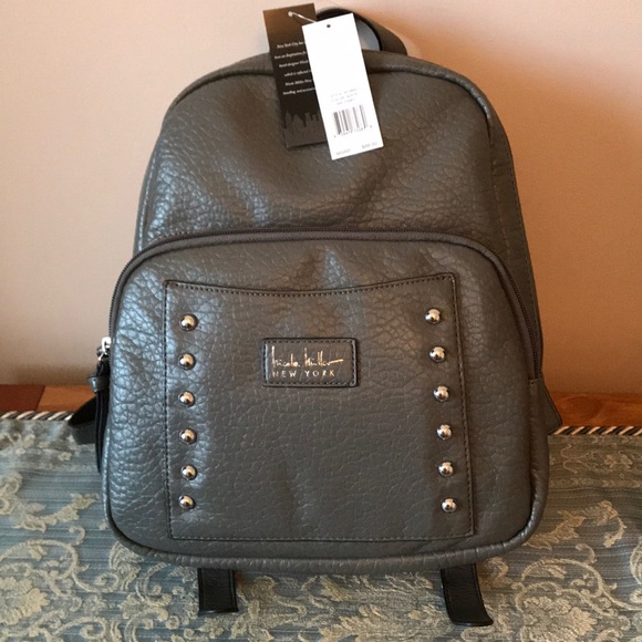 Nicole Miller | Bags | Nicole Miller Slate Backpack Slate Retail 88 Nwt ...